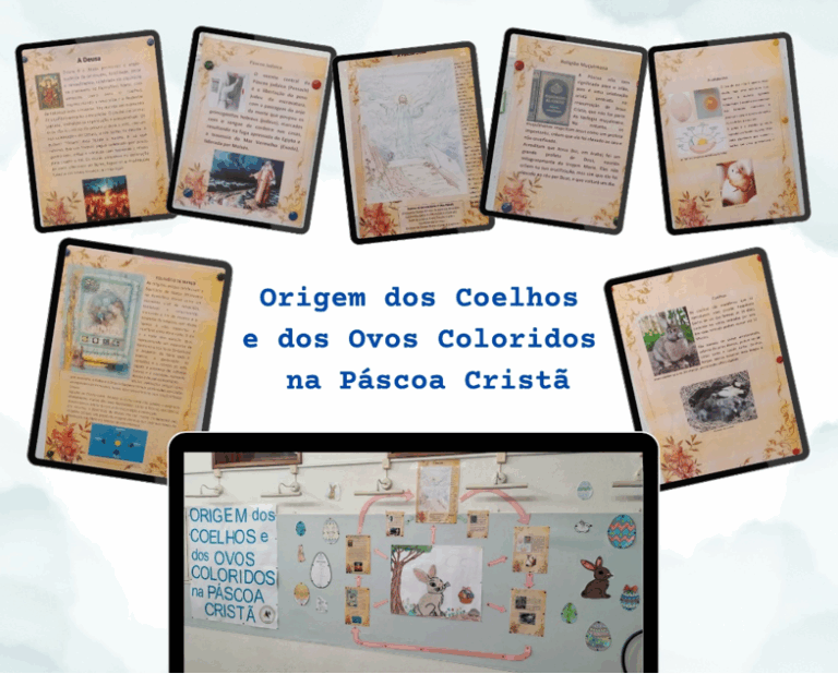 Origem dos coelhos e dos ovos coloridos na Páscoa Cristã | Agrupamento ...